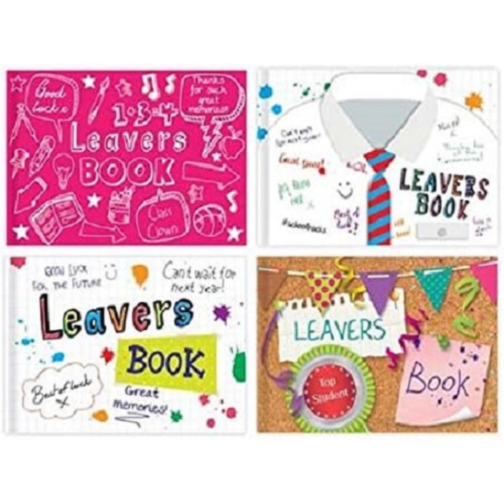 Tallon 100pg A6 School Leavers Book, Asstd Designs X1