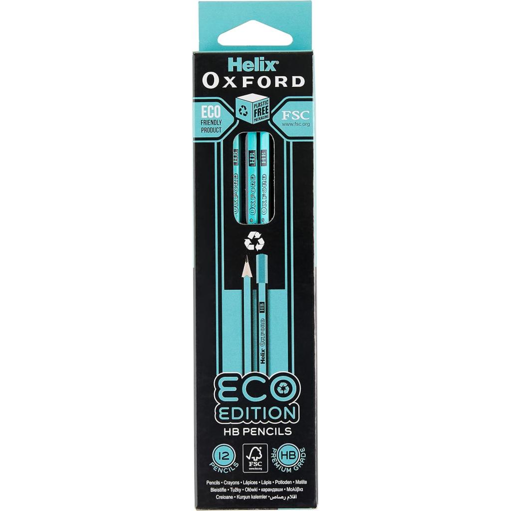 Helix Oxford Eco Pencils HB Lead - Box of 12