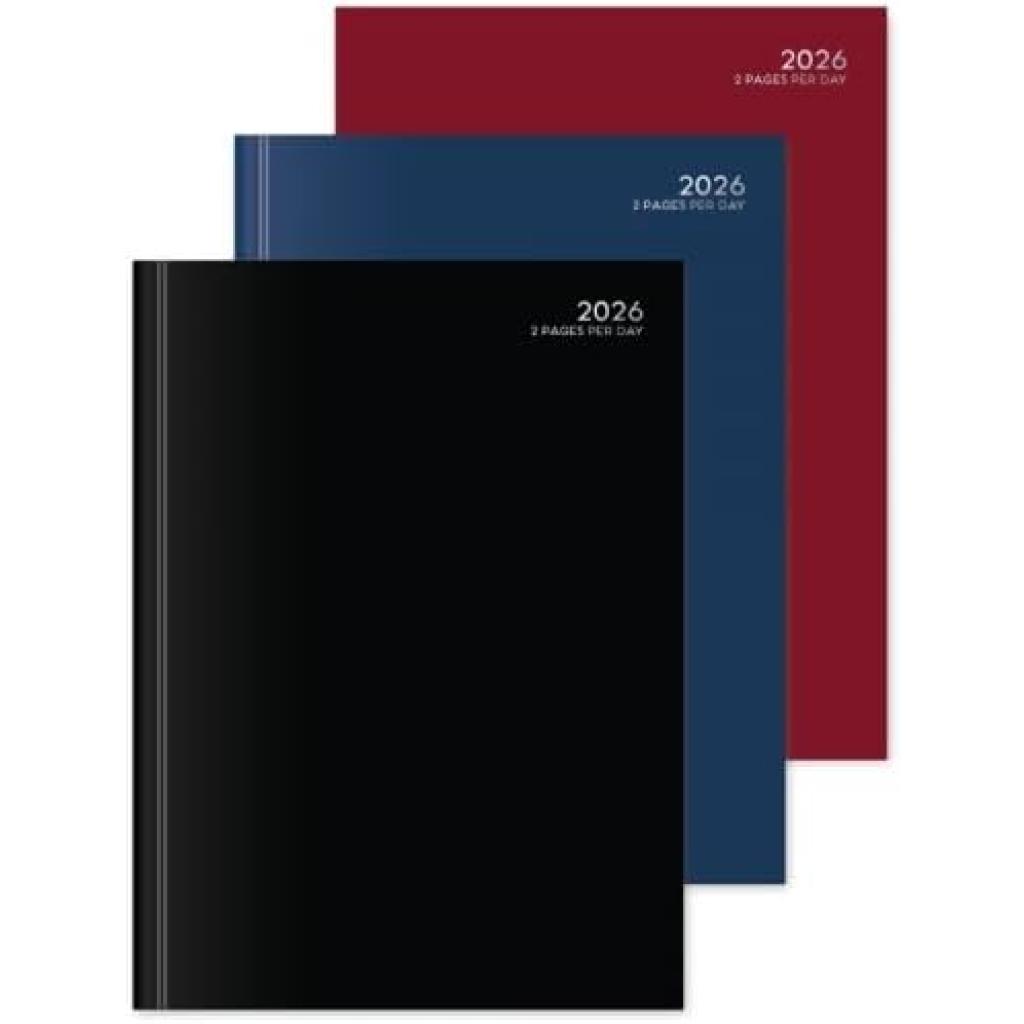 Martello A4 2-PAD 2026 Classic Colours 2026 Diary - Choose Your Colour